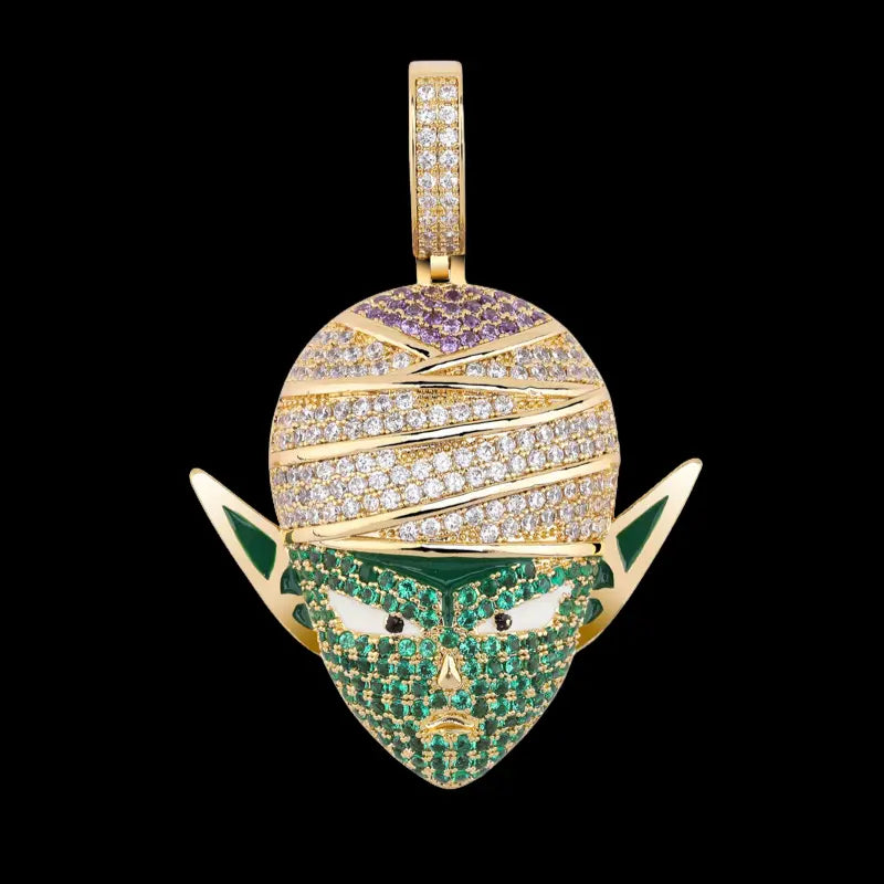 Iced Dragon Ball Piccolo Pendant | BigBagBling