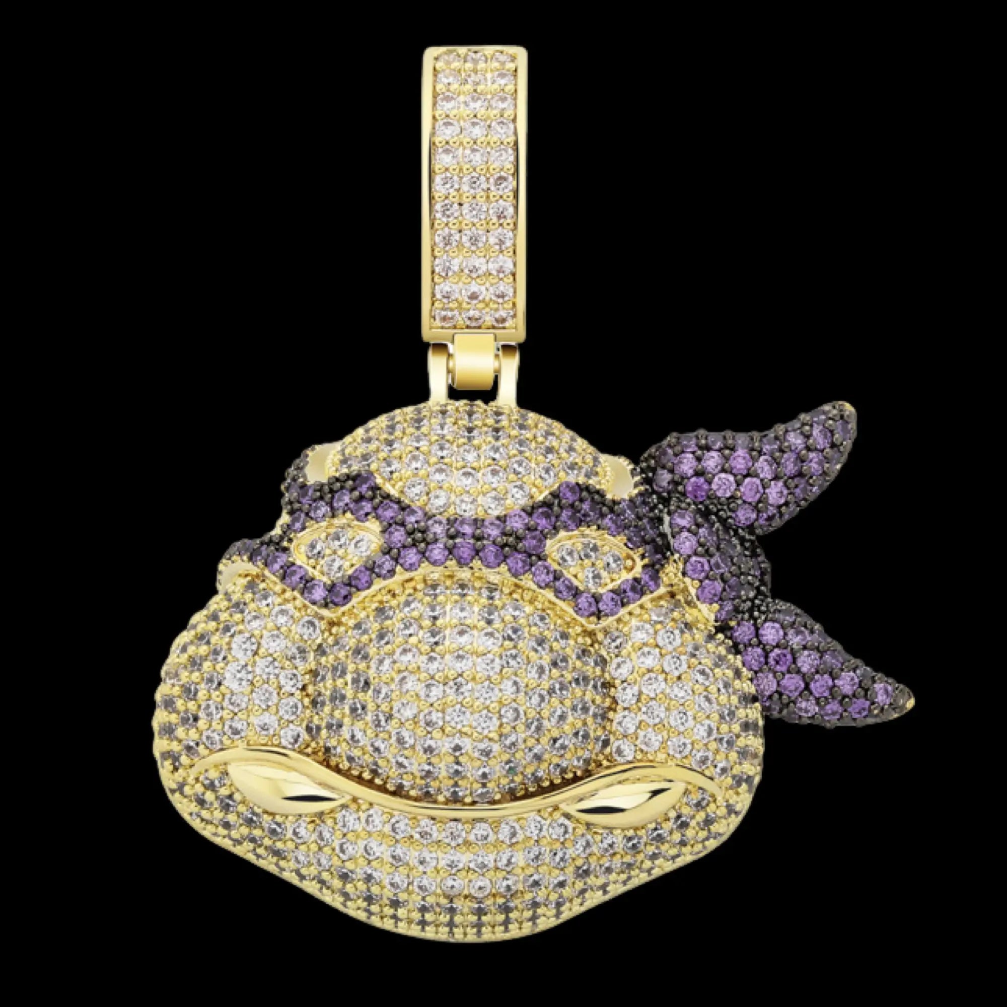 Iced Ninja Turtles Pendant | BigBagBling