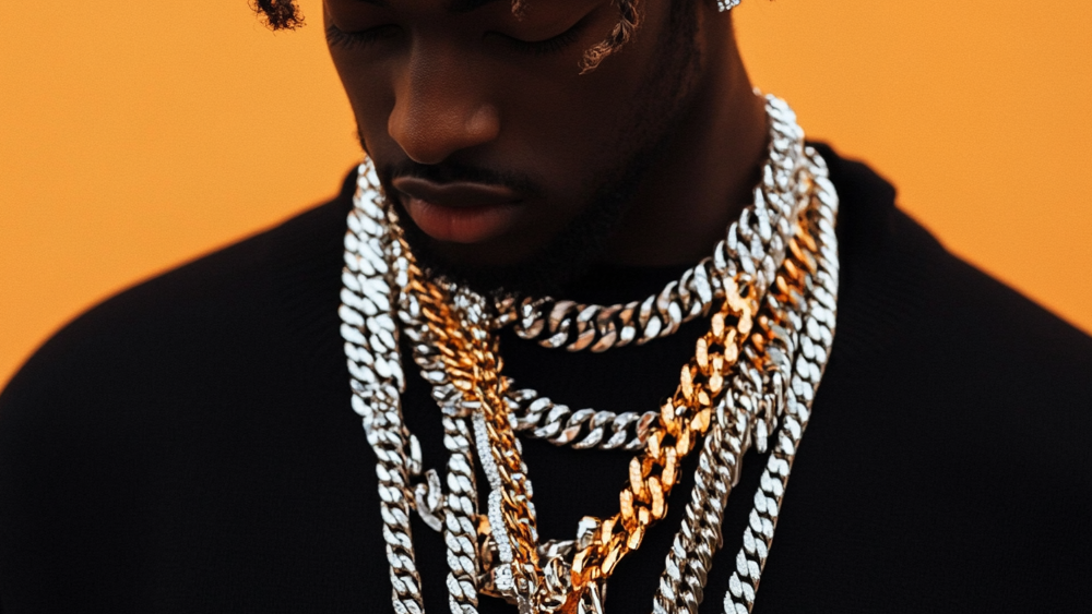 Designer Hip Hop Jewelry – Cuban Chains, 925 Silver & Moissanite